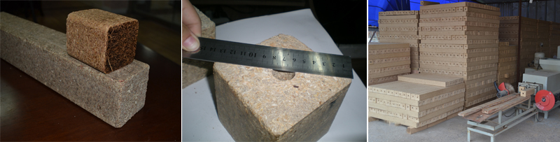 wood block making machine also called wooden pallet leg sawdust block ...