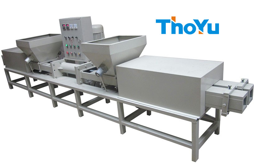 wood block making machine also called wooden pallet leg sawdust block ...